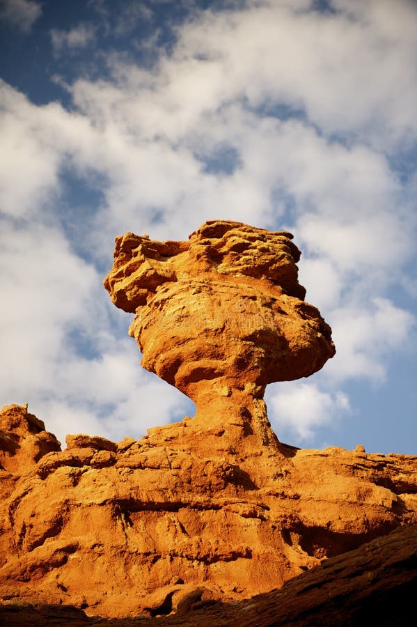 Red canyon stock image. Image of mountain, lady, canyon - 27486029