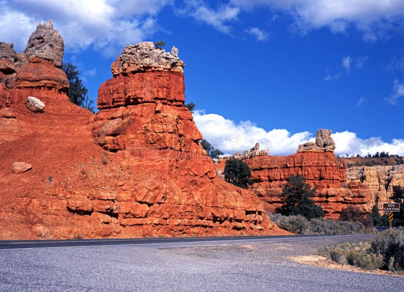 Red Canyon, Dixie National Park, USA. Stock Photo - Image of holidays ...