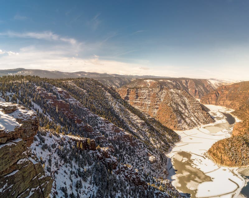 Red Canyon, Wyoming Panorama Stock Image - Image of western, nature ...