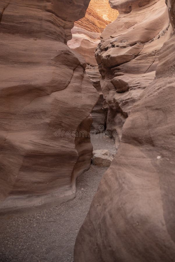 Red Canyon in Southern Israel. Natural Rock Formations. Stock Photo ... Red Canyon in Southern Israel. Natural Rock Formations. Stock Photo ...