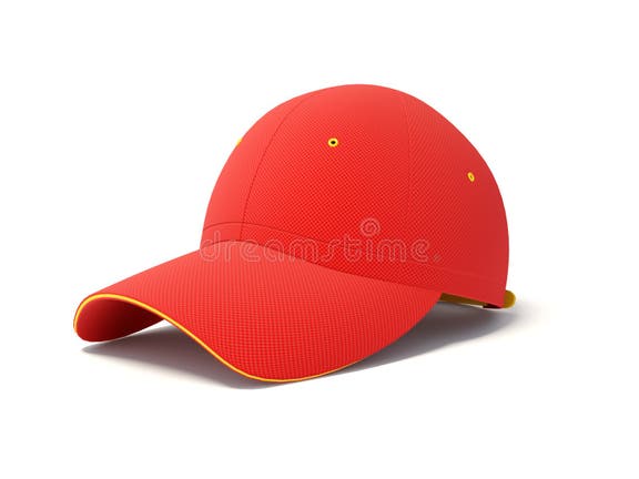 Red cap stock illustration. Illustration of cotton, design - 11484563