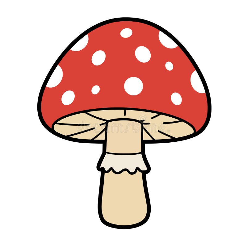 Clipart toadstool stock vector. Illustration of nature - 372279638