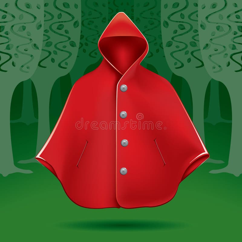 Red cape stock vector. Illustration of little, story - 19267586