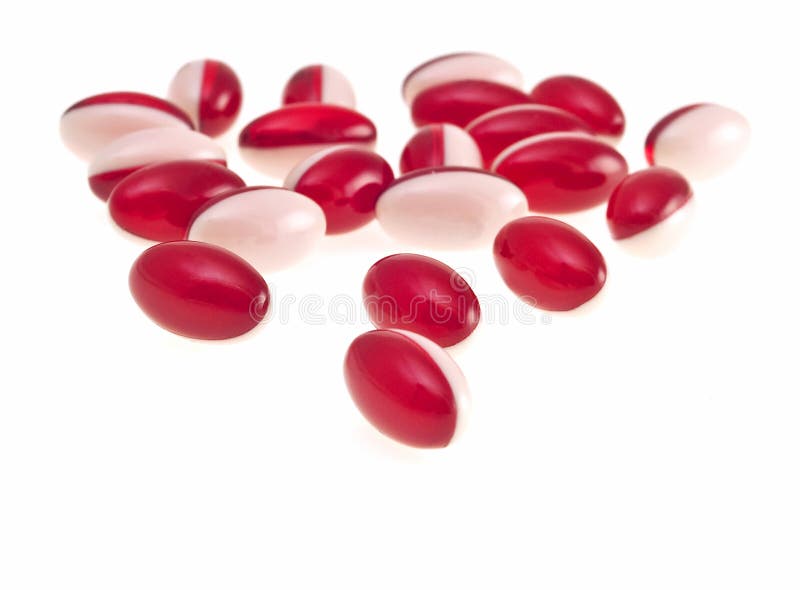 Red Caplets stock image. Image of safe, capsule, medical - 21688665