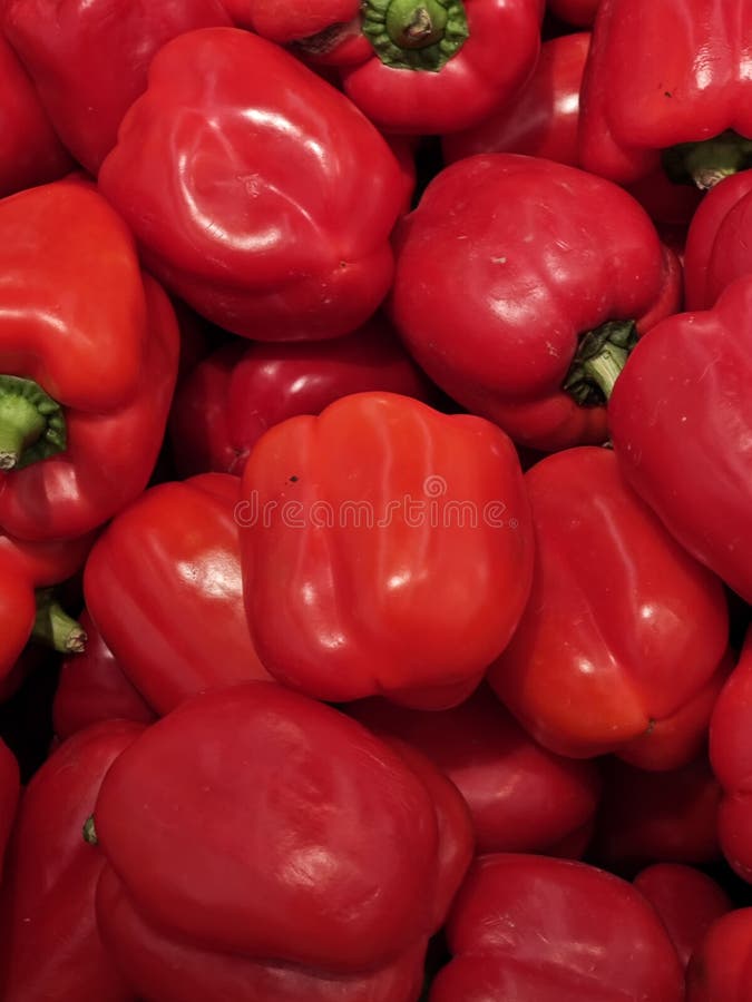 Red capsicum wallpaper stock image. Image of gourd, produce - 351960577