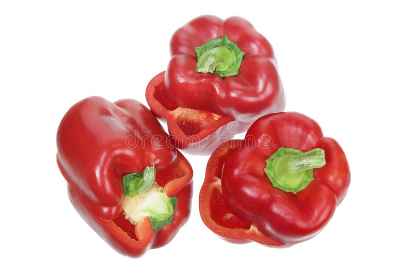 Slices of Capsicums stock image. Image of fiber, natural - 19789489