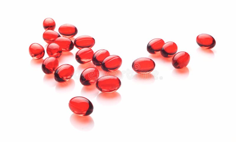 Red Capsules Picture. Image: 4760715