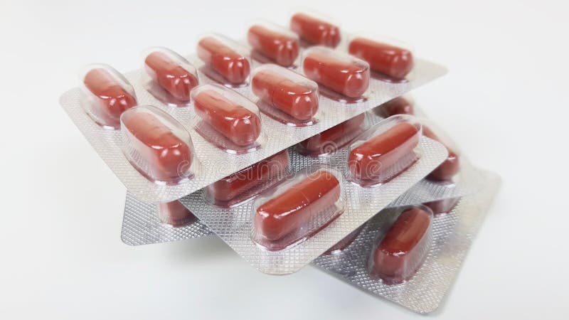 Red capsules stock image. Image of drug, vitamin, tablet - 123526633