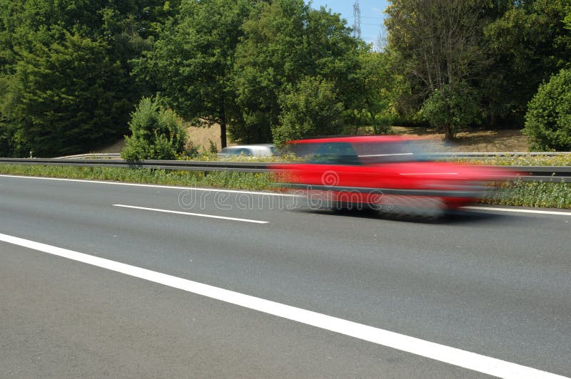 Red car stock photo. Image of road, auto, vacation, move - 8716
