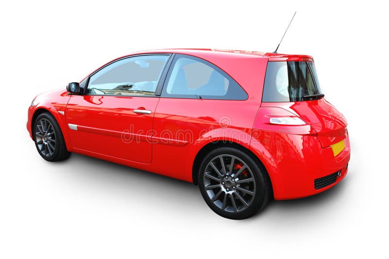 Small red car stock image. Image of automobile, auto, transport - 5212529