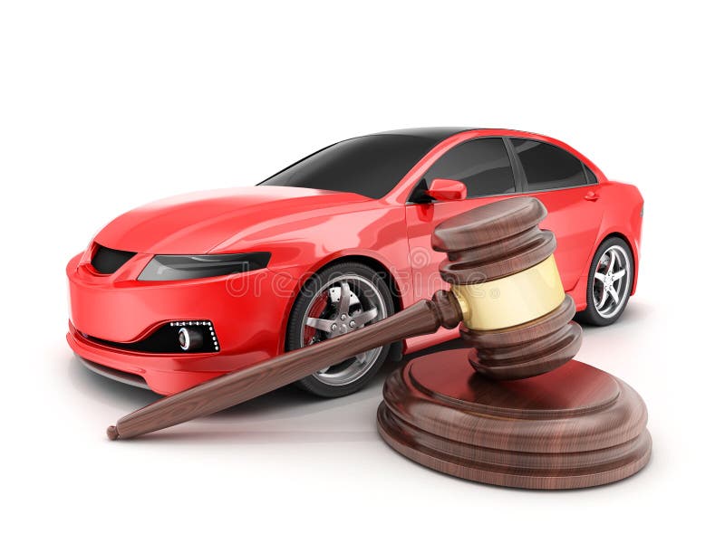 Red car and auction stock illustration. Illustration of judge - 91957353