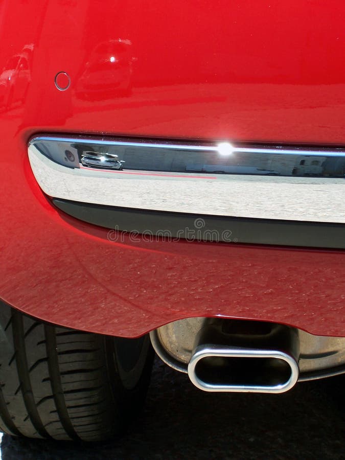Red car back stock image. Image of auto, travel, close - 2762615