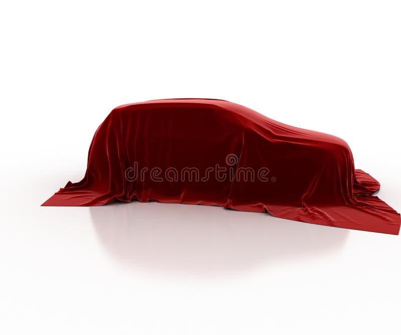 Red car stock illustration. Illustration of luxury, fashion - 53763853