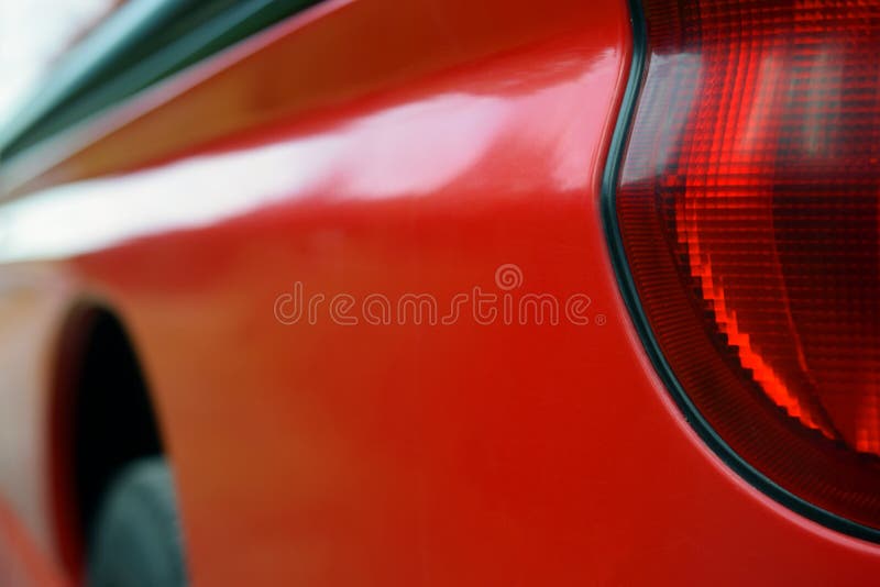 Red car close up stock image. Image of stoplights, focus - 97144477
