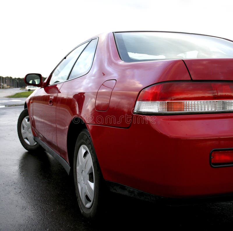 Red car details stock image. Image of light, modern, auto - 30474899