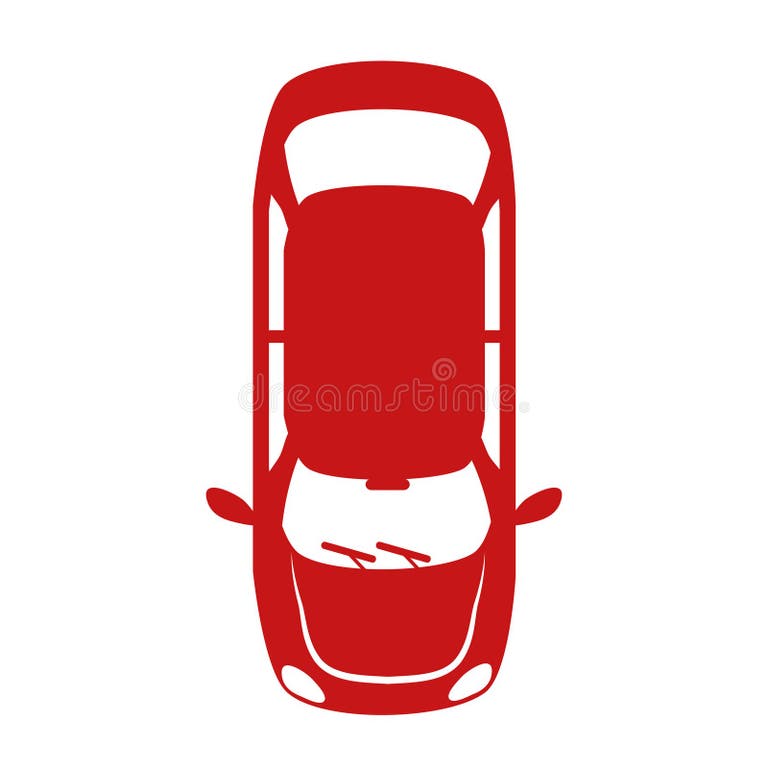 Red Car Icon on White, Vector Illustration Design Stock Vector ...