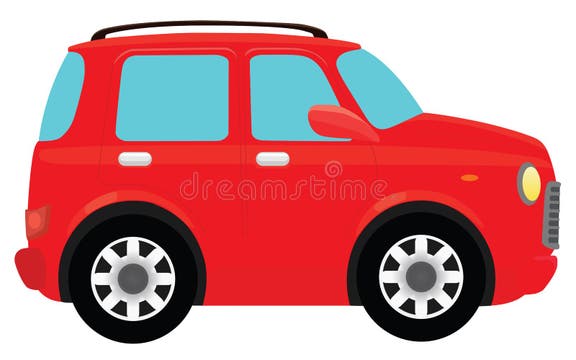 Red Car stock vector. Illustration of vehicles, graphic - 67577646