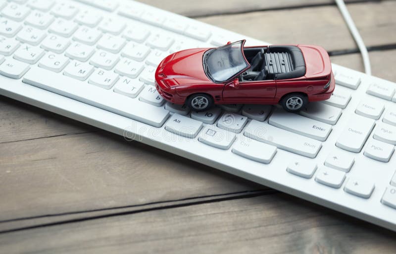 Car on keyboard stock photo. Image of used, close, computer - 158216624