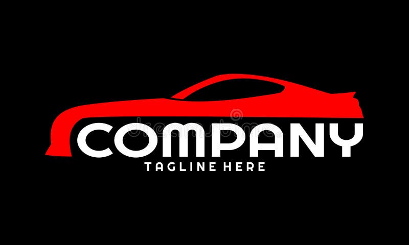 RED CAR LOGO stock vector. Illustration of suitable - 194120188