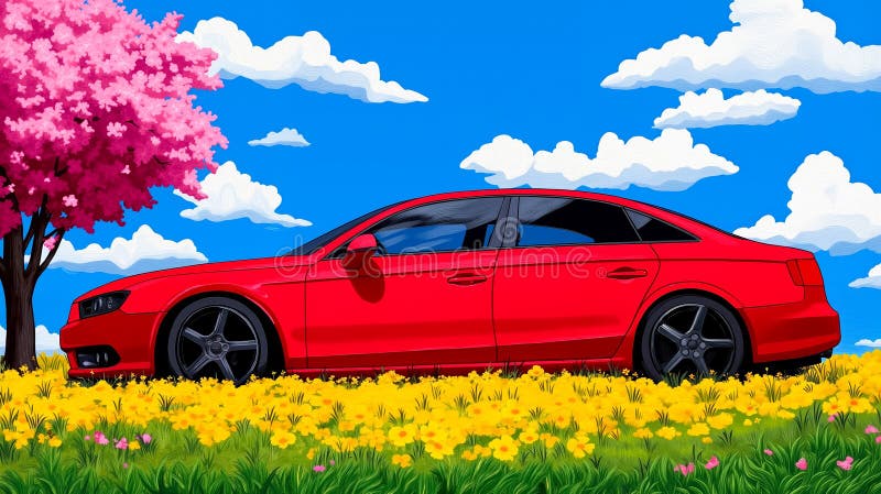 Car Facing Left Cartoon Stock Photos - Free & Royalty-Free Stock Photos ...