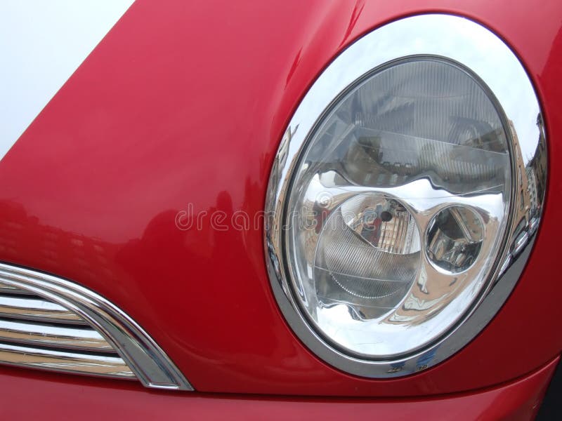 Red car reflector stock photo. Image of reflector, white - 644910
