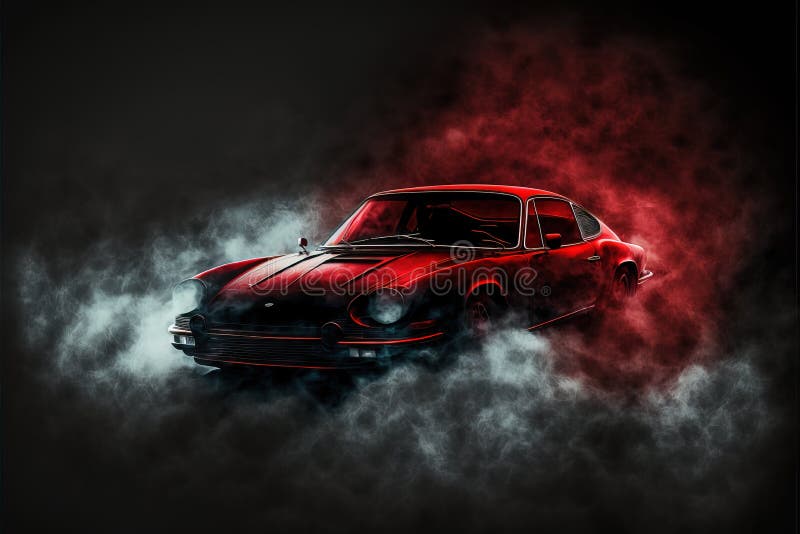 Smoke Behind Fast Car Stock Illustrations – 46 Smoke Behind Fast Car ...