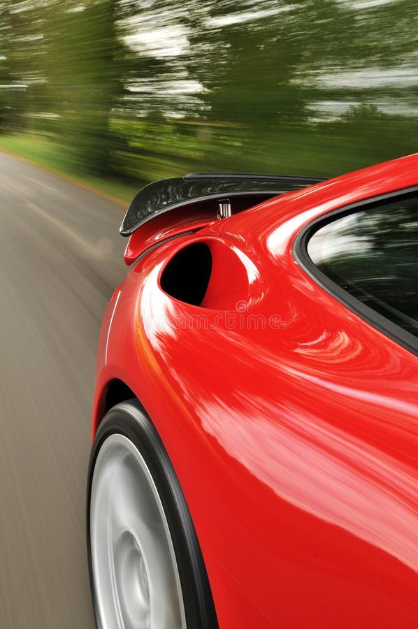 Red Sports Car stock photo. Image of bumper, race, style - 19611070