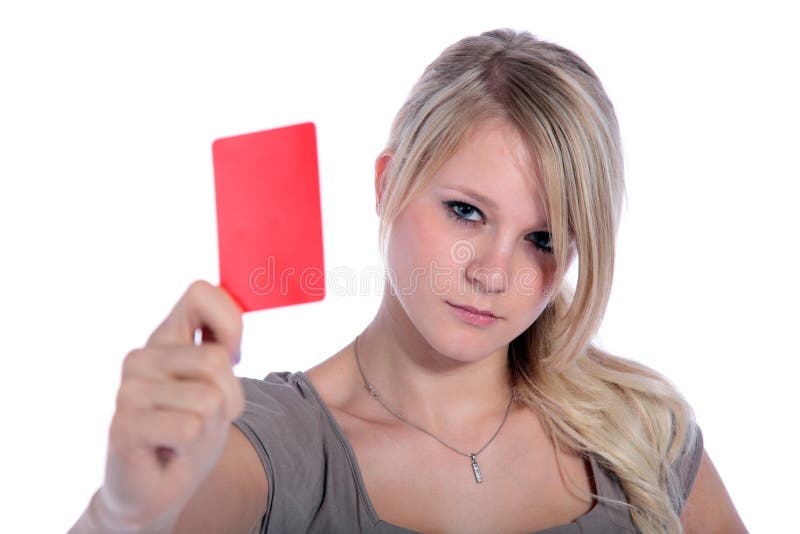 Red card stock image. Image of negative, caucasian, young - 11788657