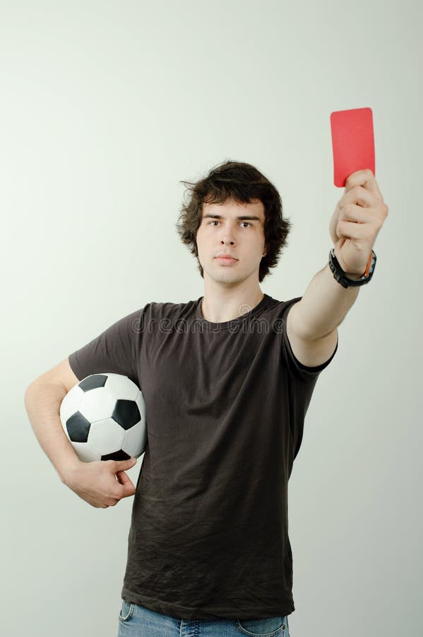 Red card stock photo. Image of point, game, card, uniform - 21774312