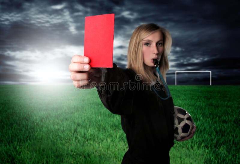 Red card stock photo. Image of card, desperation, foul - 299316