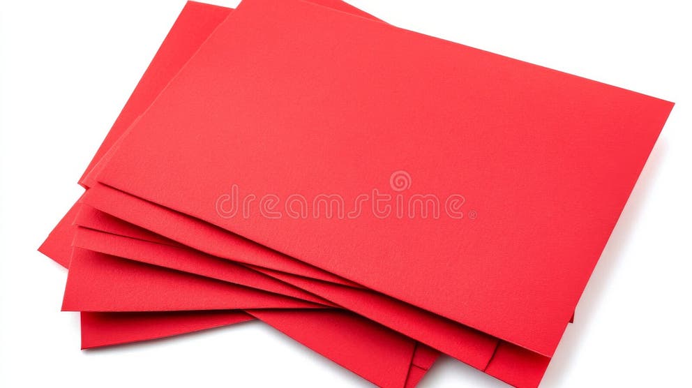 A Red Card Mockup is Presented on a Plain Background As a Design ...