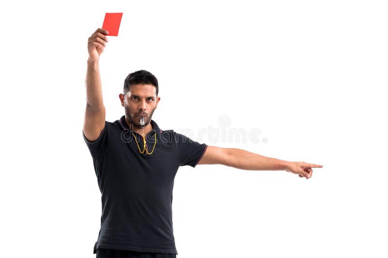Red card stock photo. Image of card, desperation, foul - 299316