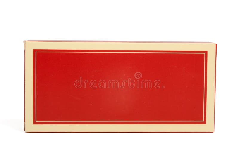 Red cardboard box stock photo. Image of celebration, paper - 12051596