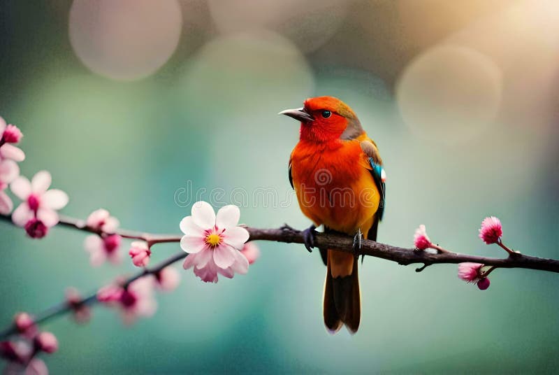 Red Cardinal on a Branch Cardinal on a Branch Robin on Branch Stock ...