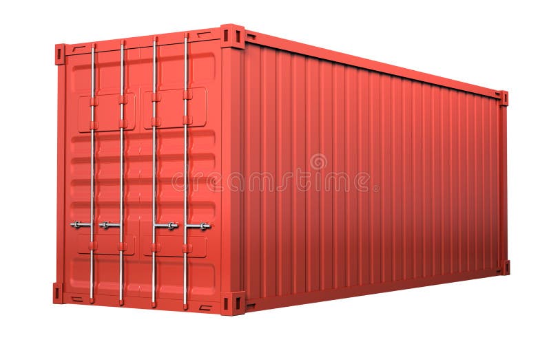 Shipping container stock vector. Illustration of commercial - 46849227