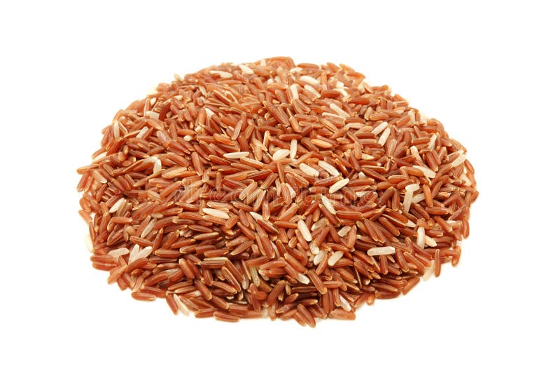 Red cargo rice stock photo. Image of rice, grains, food - 21437794