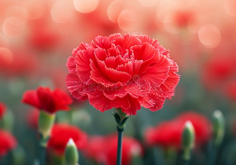 Red Carnation, Symbol of the Revolution in Portugal. Spring and Freedom ...