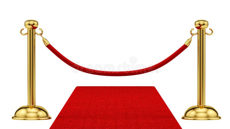 Red carpet stock illustration. Illustration of gold, prestige - 27454608