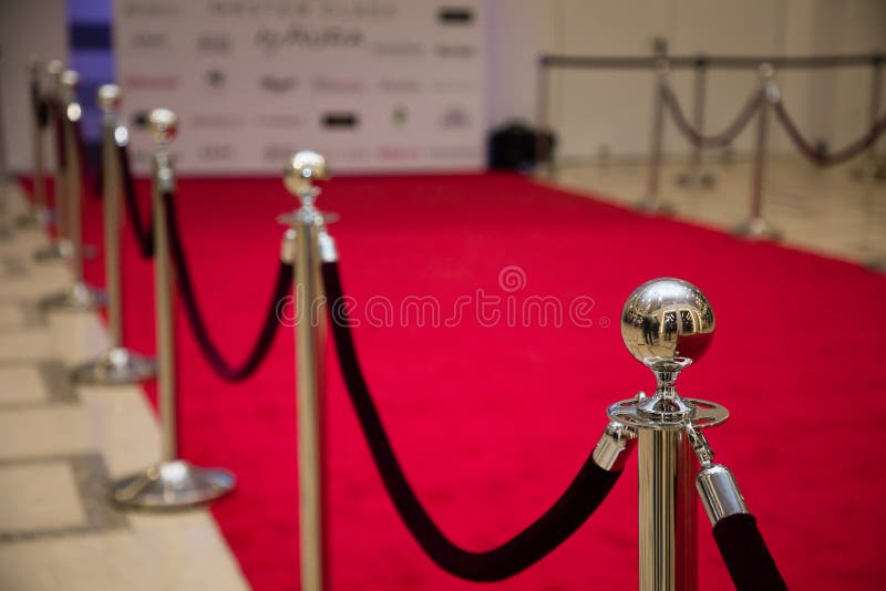 Velvet Ropes and Red Carpet Stock Image - Image of fame, post: 4561943