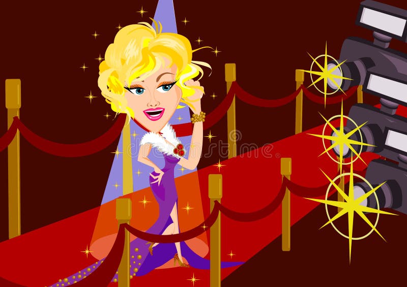 Golden Hair Princess Rapunzel in Soft Color Scene Stock Illustration ...