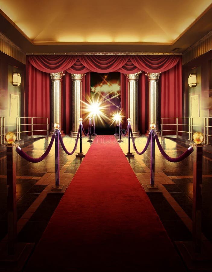 Red carpet entrance stock photo. Image of enter, entrance - 12976620