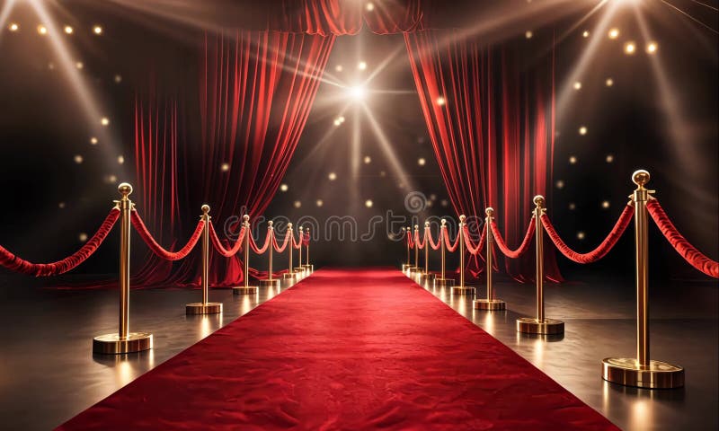 Red Carpet Entrance To Vip Event Stock Footage - Video of animation ...