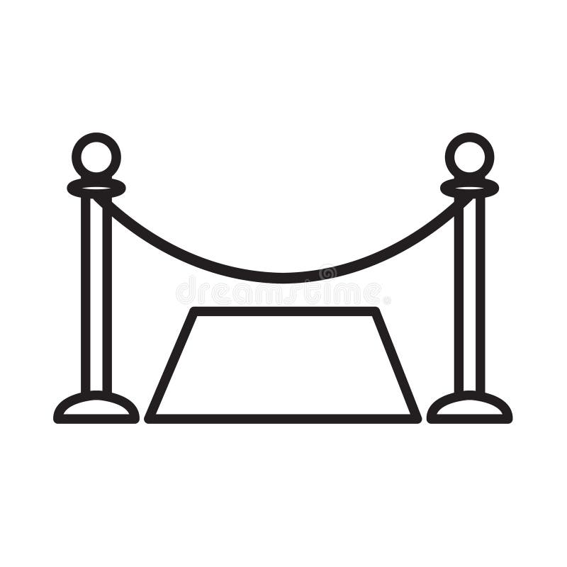 Red Carpet Icon Vector From Event Collection. Thin Line Red Carpet ...