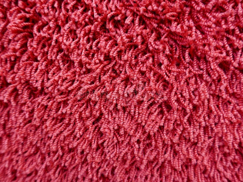 Red Carpet Flooring, Fluffy Wool, Texture, Background Stock Image ...