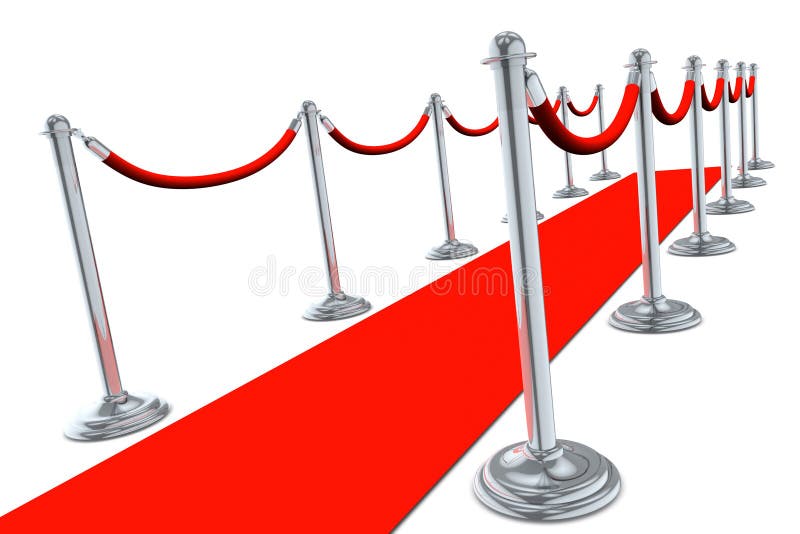 Red Carpet Side View stock illustration. Illustration of entrance ...