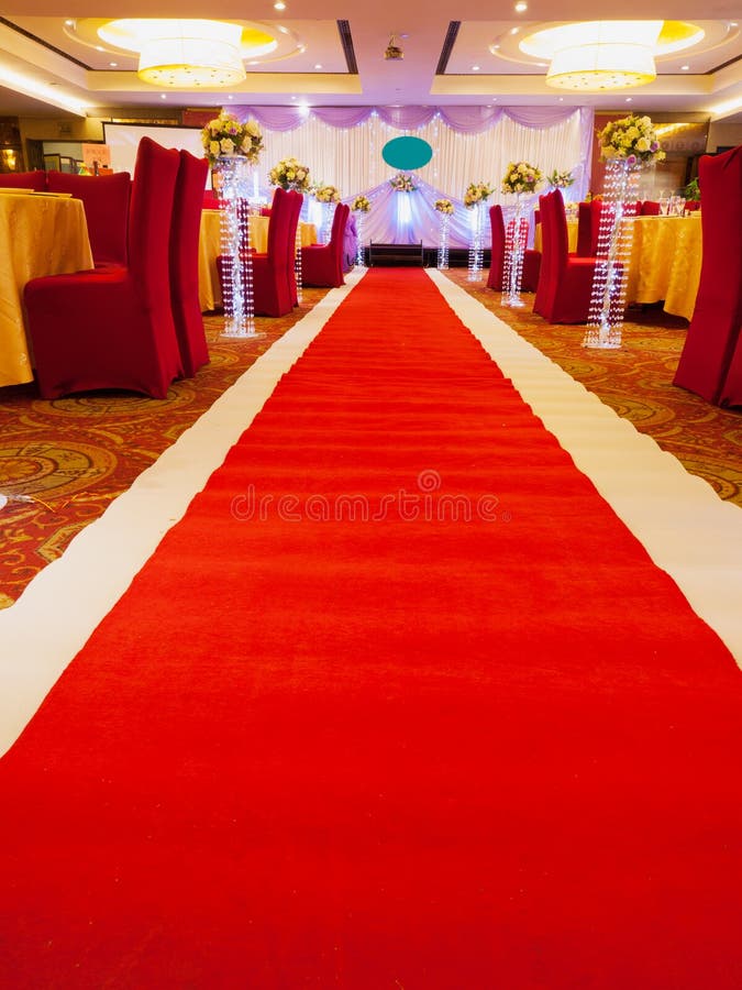 Red carpet to the stage stock image. Image of carpet - 30553387