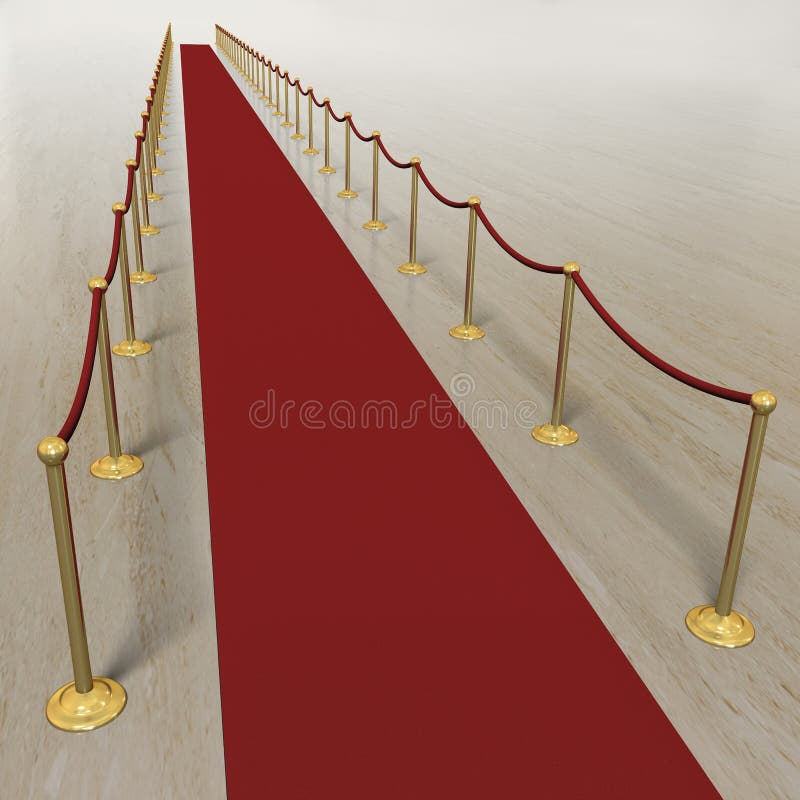 VIP Red Carpet Treatment stock vector. Illustration of important - 4056150