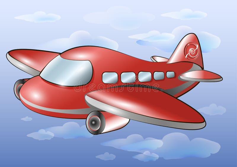 Red Airplane Cartoon Stock Illustrations – 2,929 Red Airplane Cartoon ...