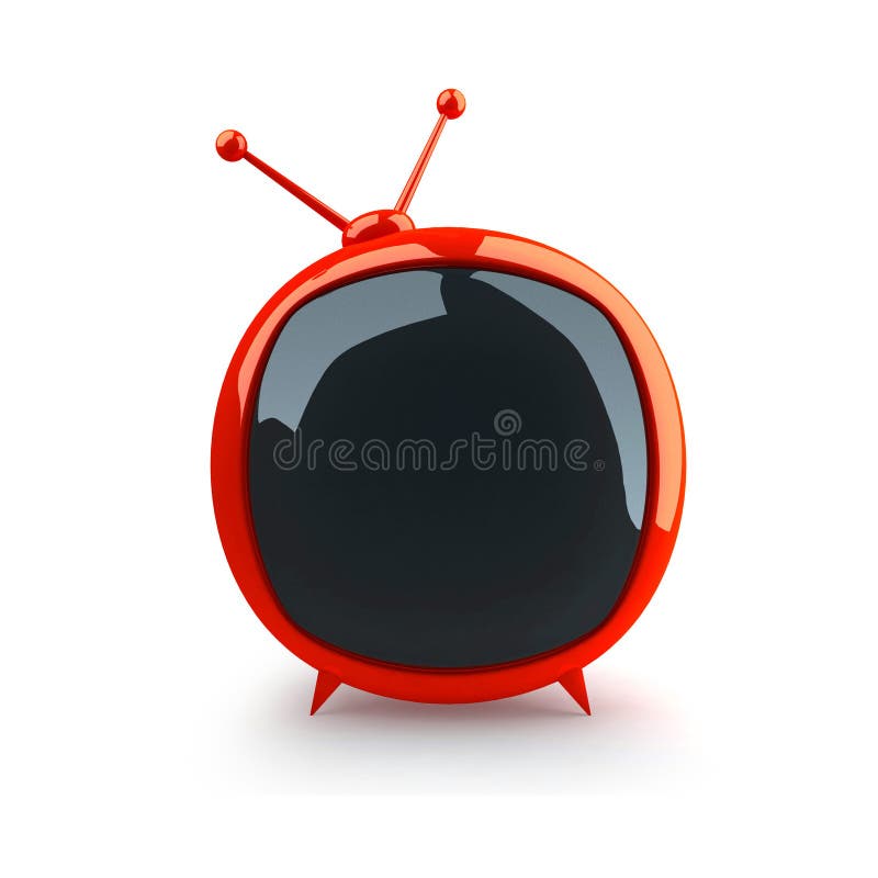 Retro tv stock illustration. Illustration of antenna, circuits - 977146