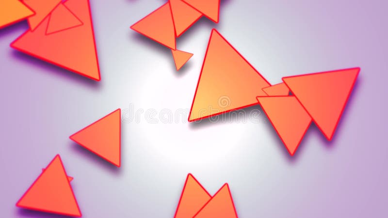 Red Cartoon Triangles Pattern on Purple Texture Stock Footage - Video ...